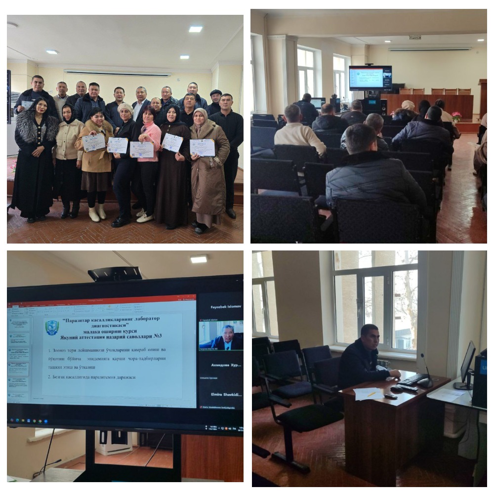 «Parazitar kasalliklarning laborator diagnostikasi» yo‘nalishida sayyor ...